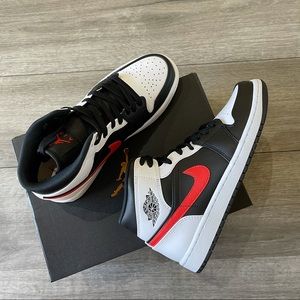Jordan | Shoes | Air Jordan Mid Red Panda Mens | Poshmark